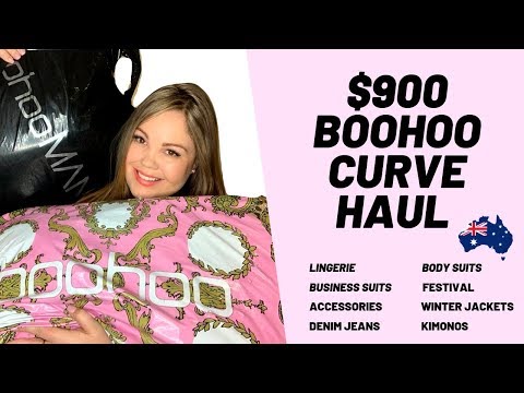 HUGE Boohoo Plus Size Try On Haul - Festival - Lingerie - Jeans - Plus Size Fashion|