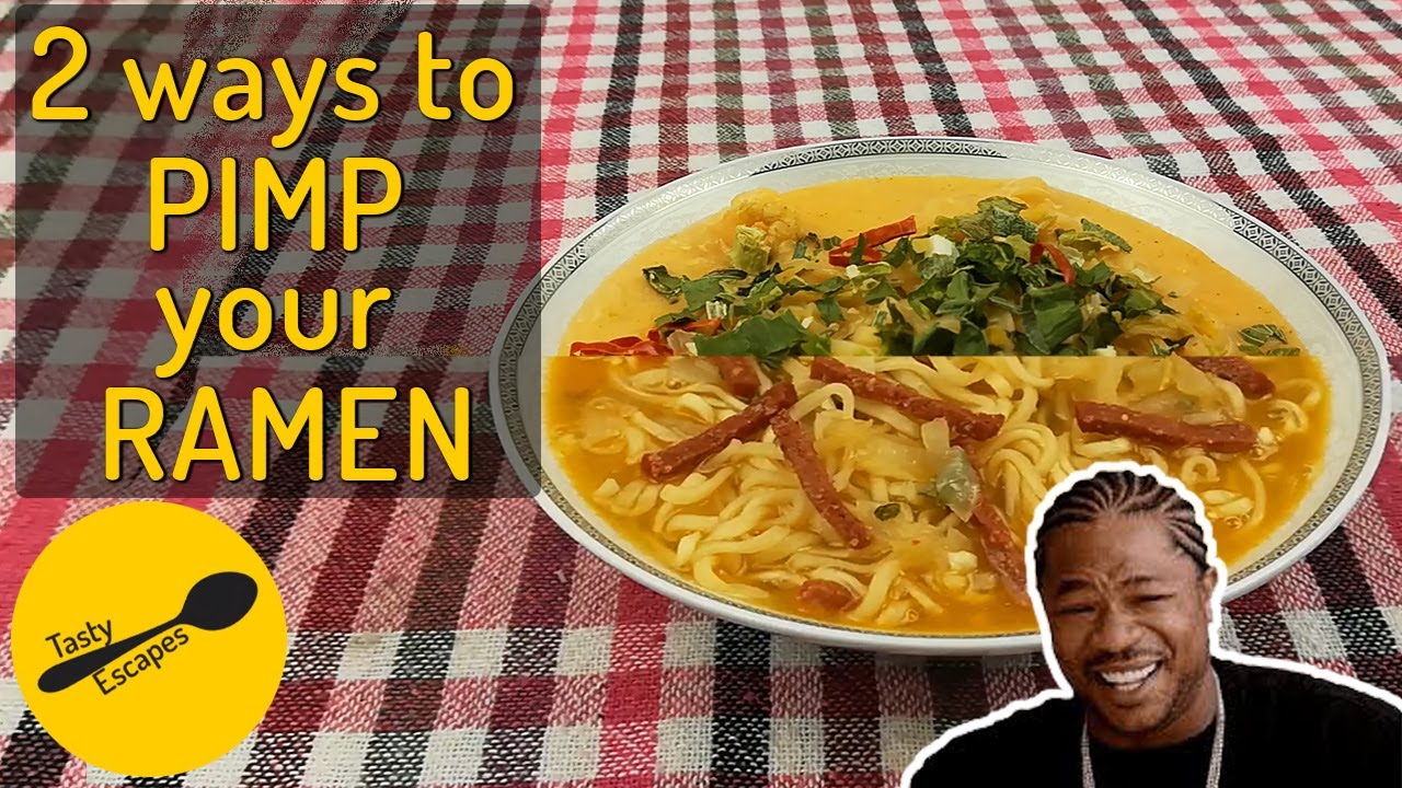2 ways to PIMP your RAMEN | Creamy and spicy - YouTube