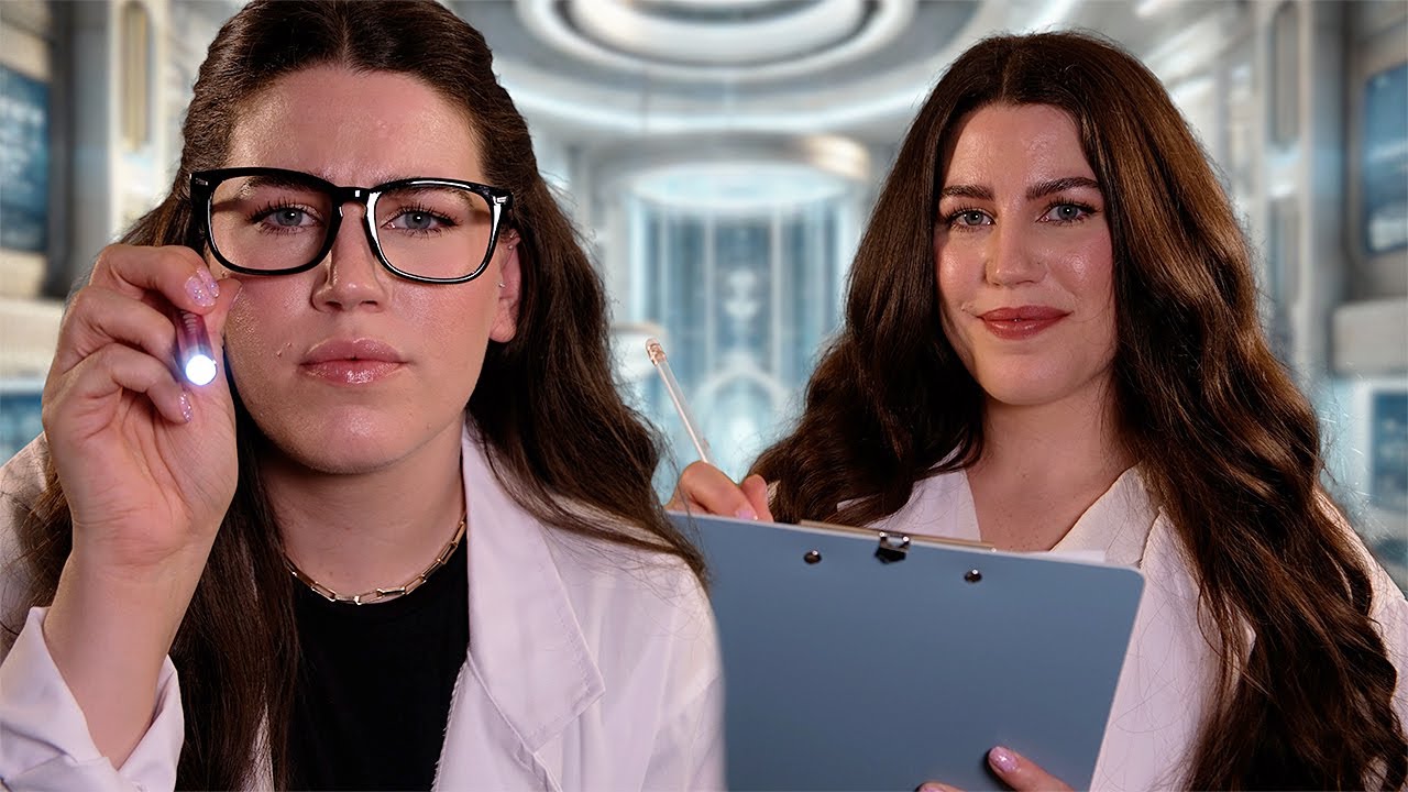 ASMR | Twin Scientists Examine You - YouTube
