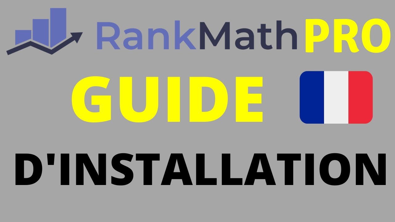 Rank math pro:Comment installer rank math seo pro - YouTube