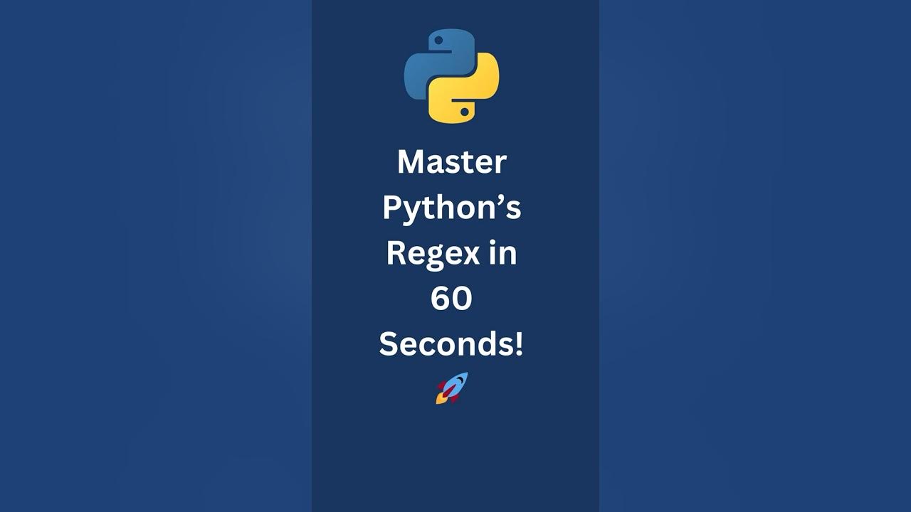 Explaining Python re Module for Regular Expressions #pythonforeveryone ...