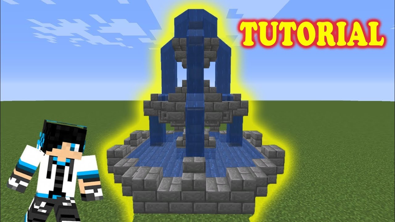 TUTORIAL DI COME COSTRUIRE UNA FONTANA: Minecraft - YouTube