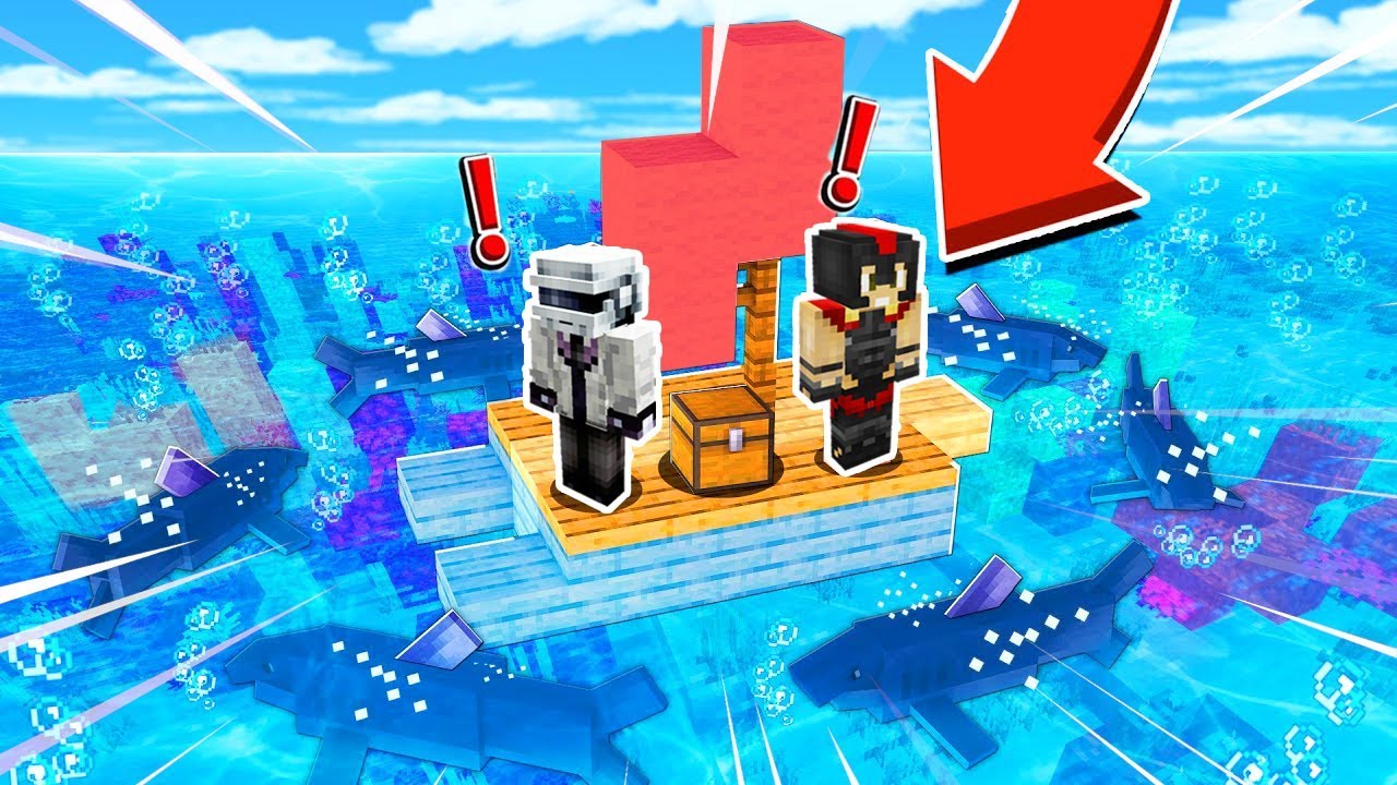 ¡NOS HEMOS PERDIDO EN EL MAR EN MINECRAFT 🌊💀! - ¿SOBREVIVIREMOS? - YouTube