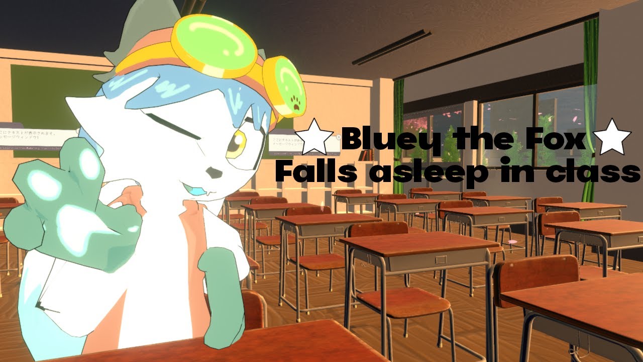 Bluey Falls asleep in class | VRChat Skit Funny | #vr #vrchat #furries ...