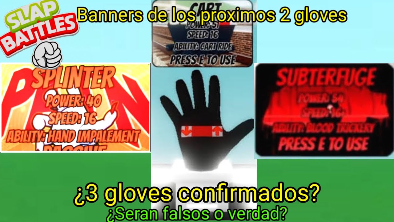 ¿3 Gloves confirmados de SB? + Los banners de los gloves confirmados ...