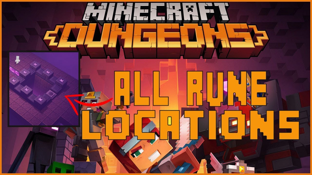 All Hidden Rune Locations - Minecraft Dungeons - YouTube