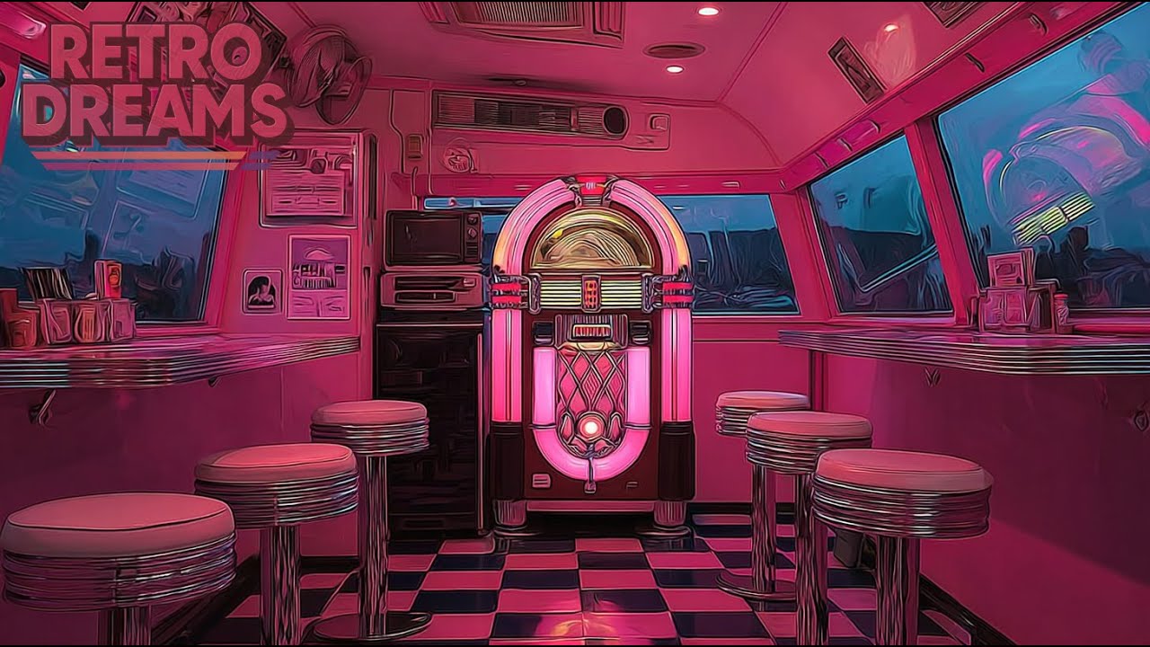 💖 50's Neon Diner / Doo-Wop Romance by Retro Dreams - YouTube