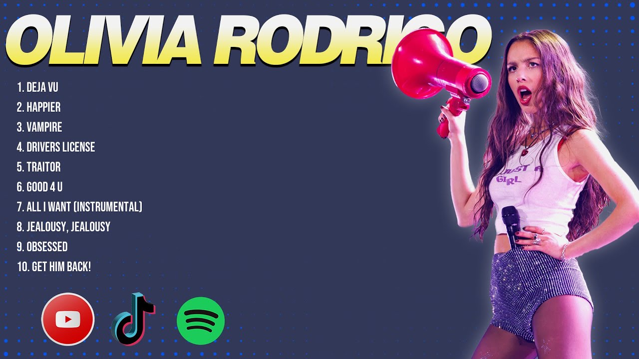 O l i v i a R o d r i g o - Top English Songs Playlist 2024 -Top Trend ...