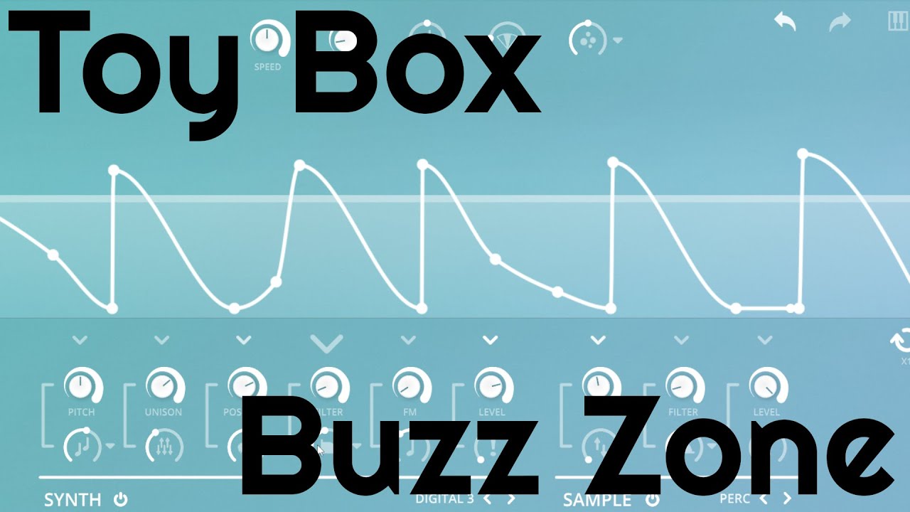 Buzz Zone Synthesizer by Toy Box (No Talking) - YouTube