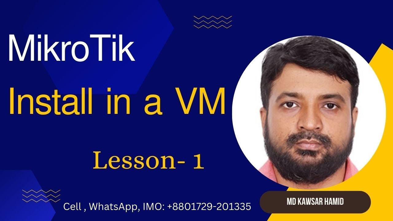 01-Mikrotik installation in a VM step by step. || Net Expert BD ...