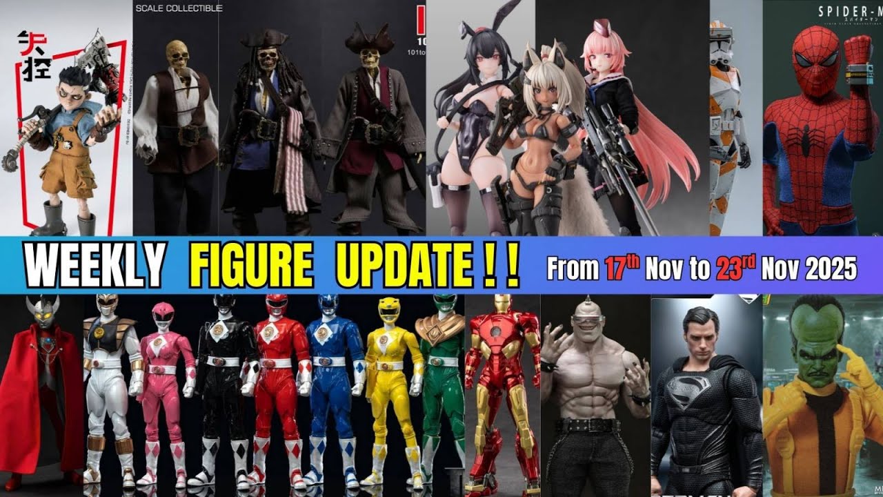 Weekly figure update !!Hot Toys, Fond Joys, Snail Shell, ZD Toys & Muff ...