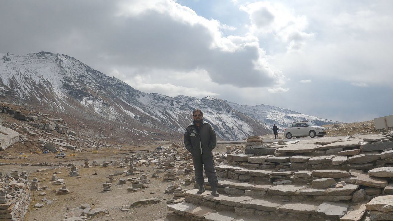 Dangerous Snow Fall. Rohtang Pass | Zero point | Manali to Rohtang pass ...