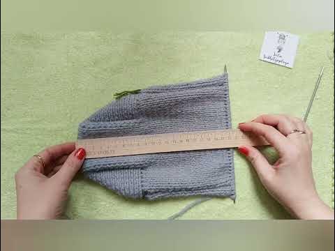 Мужские следки спицами без единого шва. Подробный МК - YouTube