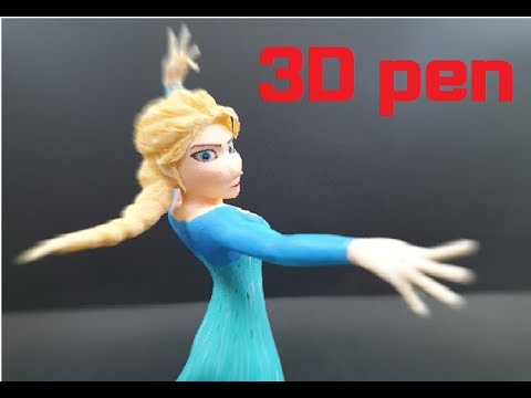 3D Pen으로 겨울왕국 엘사 만들기 l Making " Frozen Elsa" with 3D Pen art - YouTube