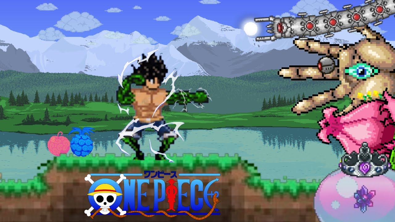 Terraria HARDMODE Pero Seré El Rey de Los Piratas (One Piece Mod) - YouTube