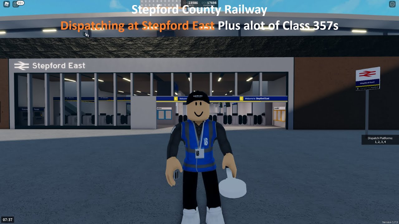 (Class 357 Action at SE) (Roblox) SCR 1.7.3 Dispatching at Stepford ...