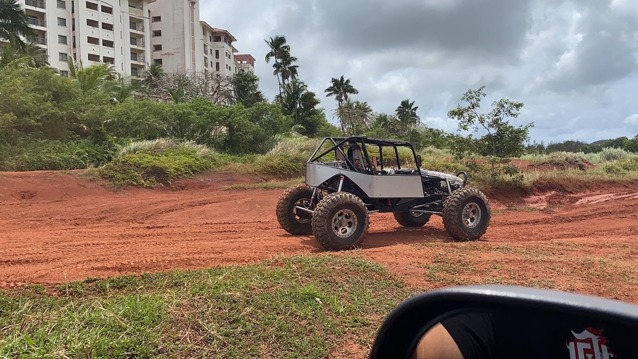 Guam Off-road...Dads first run with his rig - YouTube