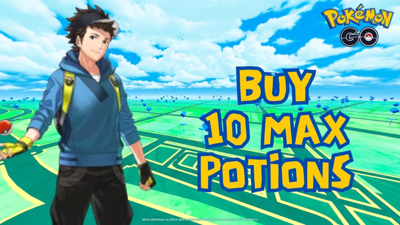 How to Buy 10 Max Potions in Pokemon Go (2024) | Pokemon Go Tutorial ...