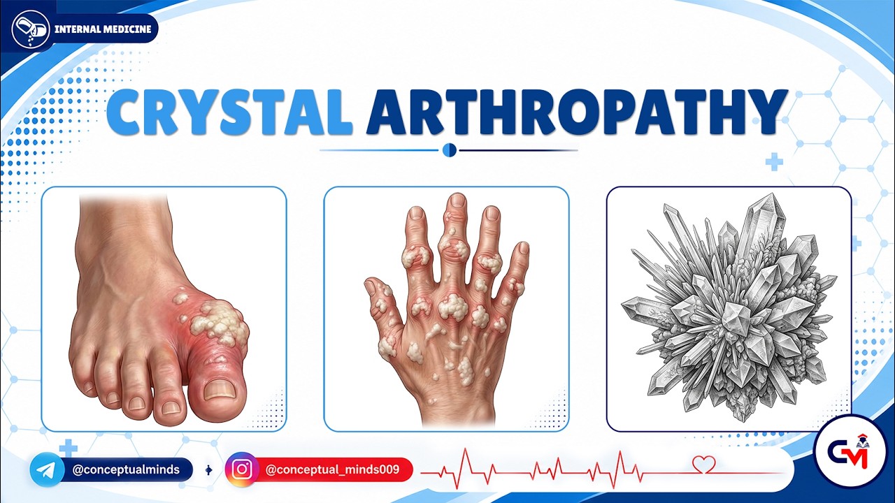 12. Crystal Arthropathy 💎 Gout vs CPPD, Acute Flare & Long-Term Therapy ...