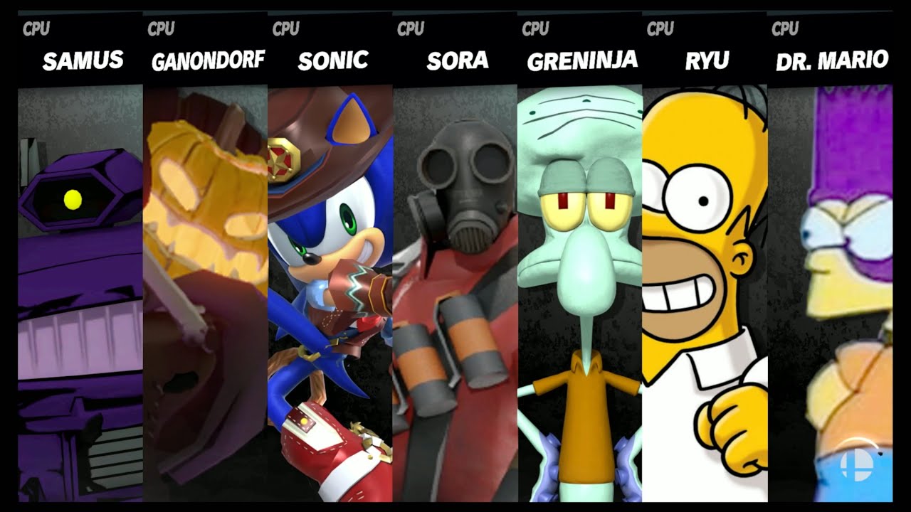 Shockwave vs Headless Horseman vs Sheriff Sonic vs Pyro vs Squidward vs ...