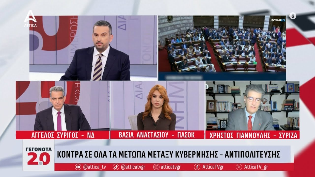 Αντιπαράθεση Α. Συρίγου, Β. Αναστασίου & Χ. Γιαννούλη για την πολιτική ...