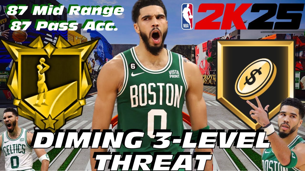 BEST BUILD NBA 2K25: NEW 6'10 DIMING 3-LEVEL THREAT POINT FORWARD 2K25 ...