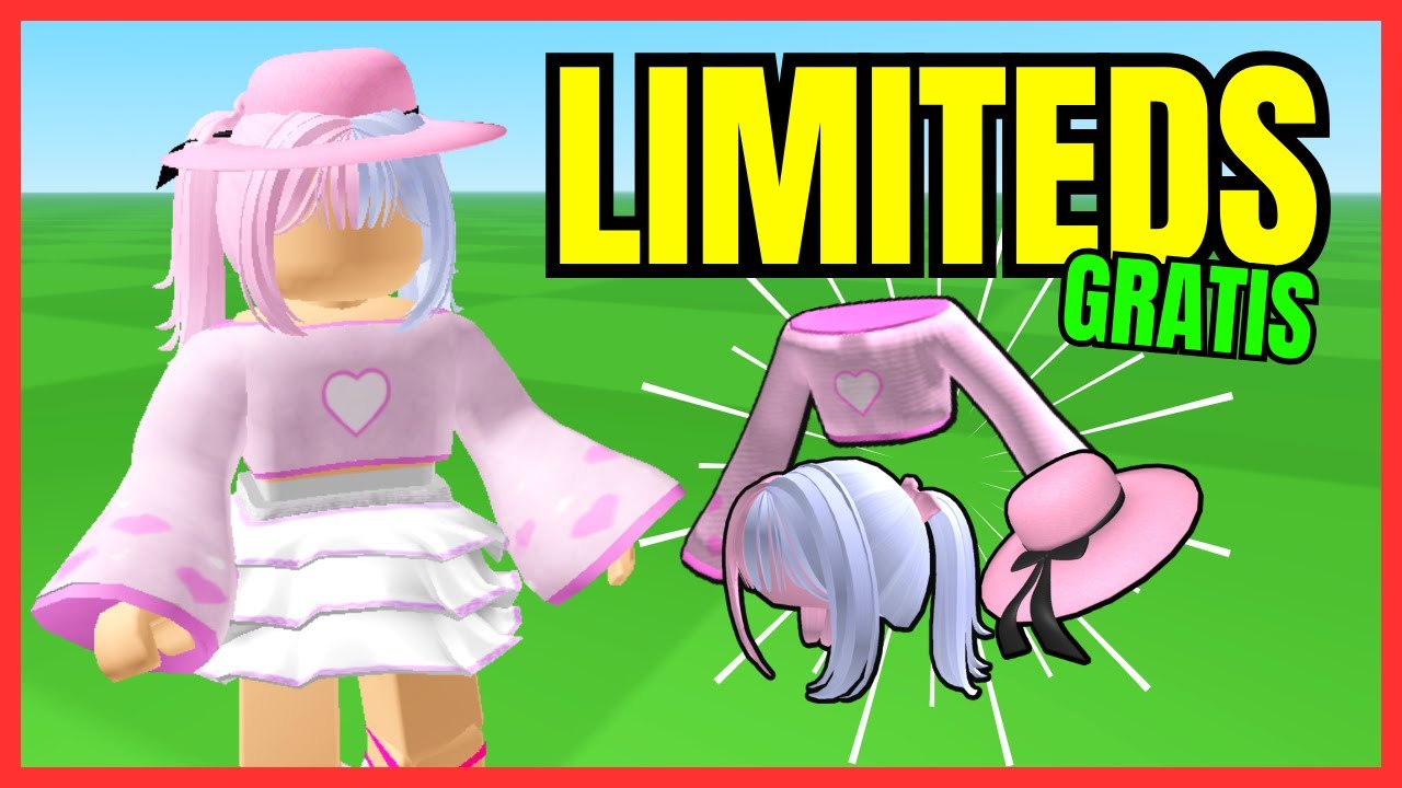 COMO CONSEGUIR ESTOS ITEMS CUTE ROSAS GRATIS EN ROBLOX - YouTube