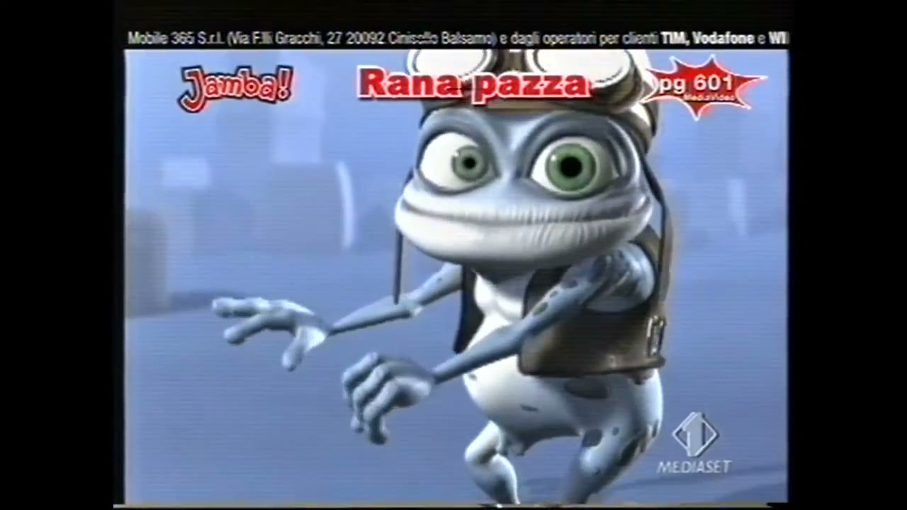 Commercial - Crazy Frog Rana Pazza Jamba Italian (2005) - YouTube