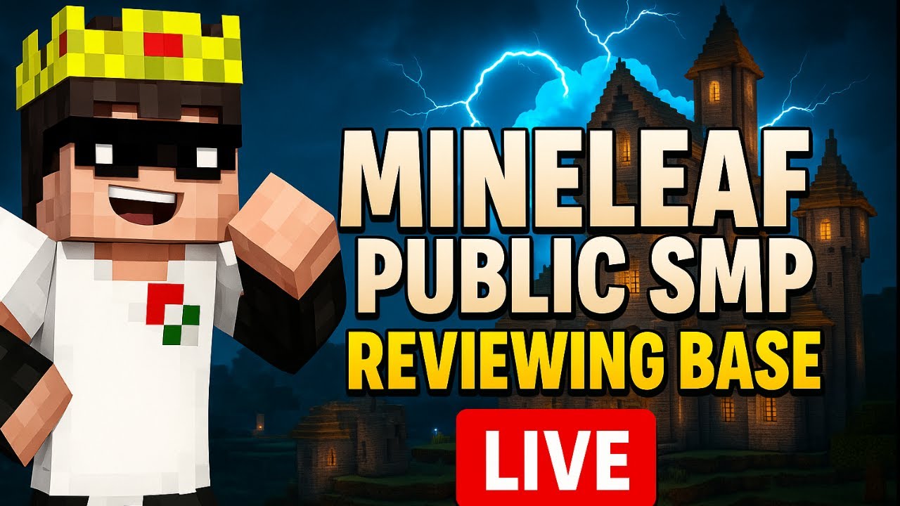 |DAY 32| Base review event in Mineleaf Public Smp || Minecraft Nepal ...