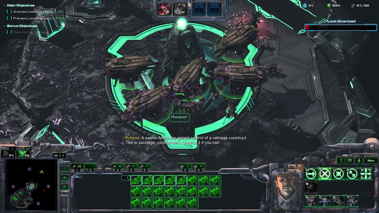StarCraft II - Coop Gameplay - Han and Horner - Celestial Locks - YouTube