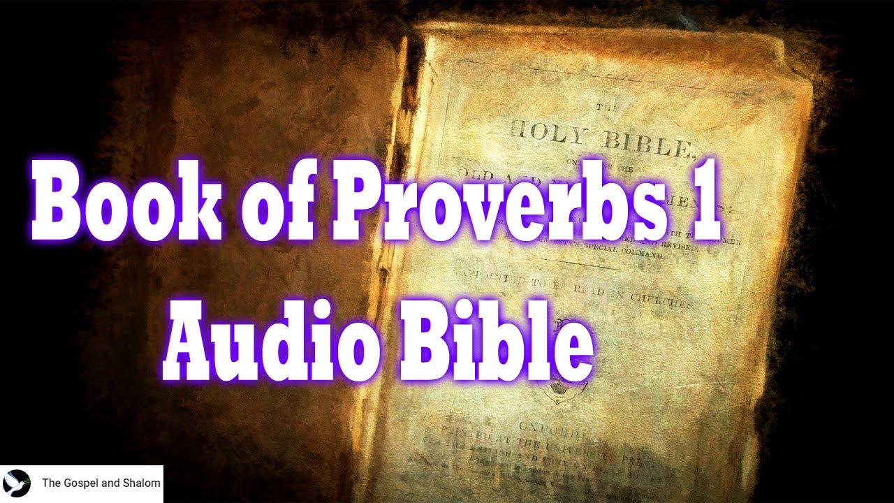Book of Proverbs Chapter 1 Audio Bible Study with Me - YouTube