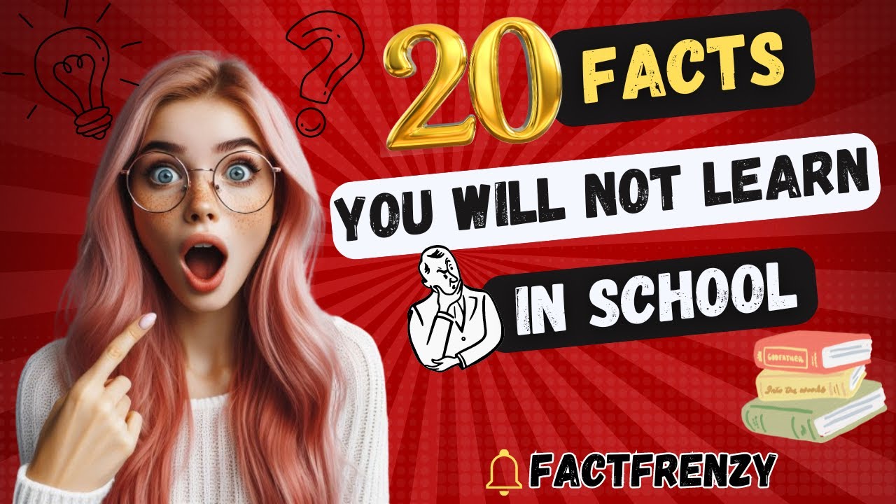 20 FACTS - You Will NOT LEARN in SCHOOL! - YouTube