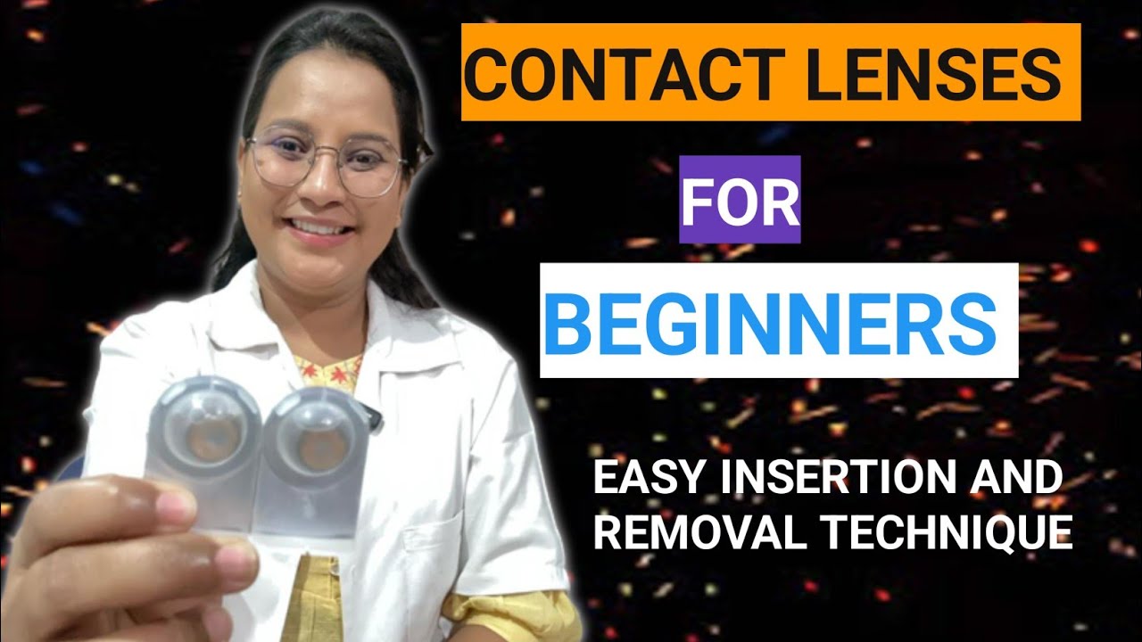 How To Wear Contact Lenses For First Time?|Contact Lens Kaise pahne ...