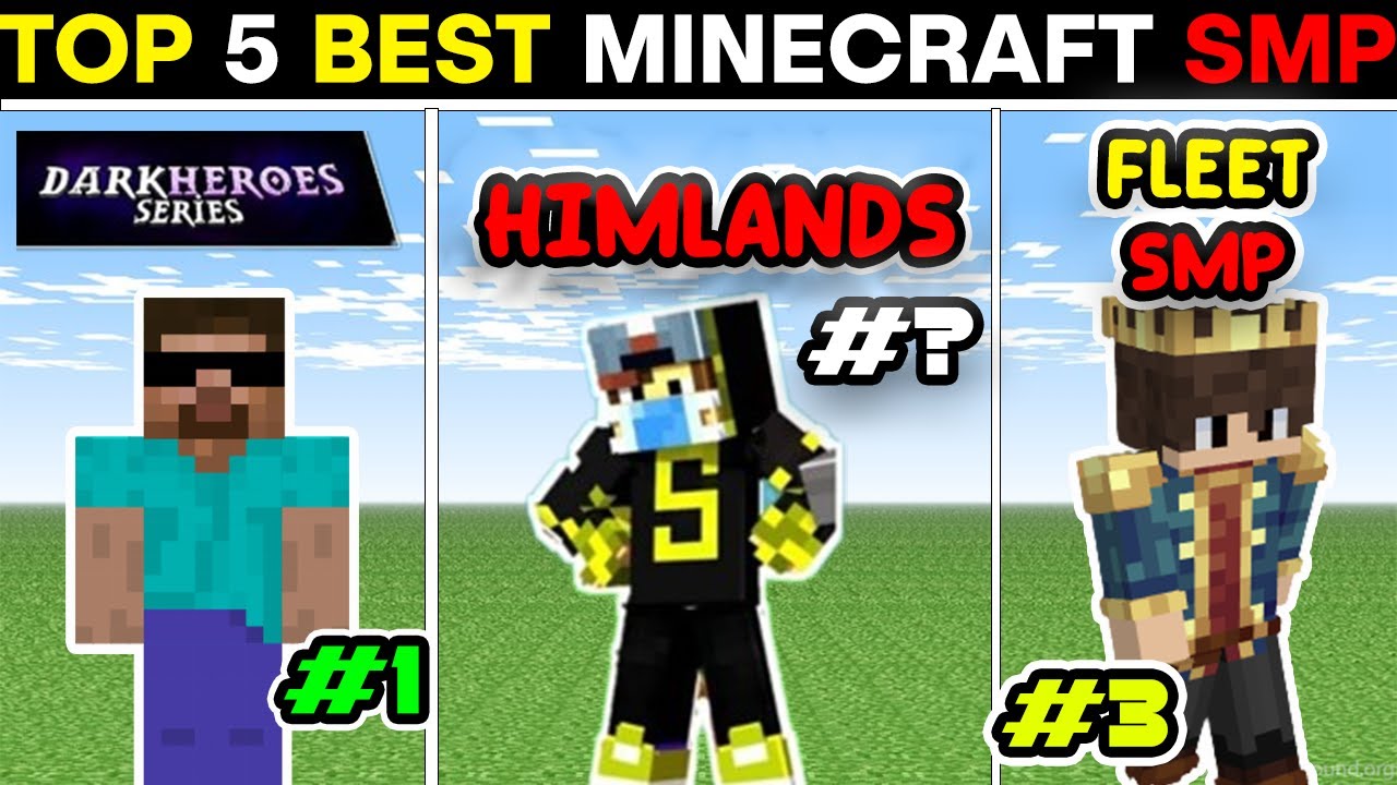 Top 5 Best Minecraft SMP in India.... - YouTube