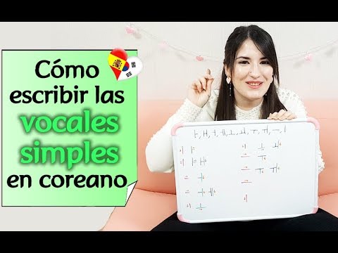 Cómo escribir las vocales simples del coreano 📖 | RAE vol. II | Aprende ...