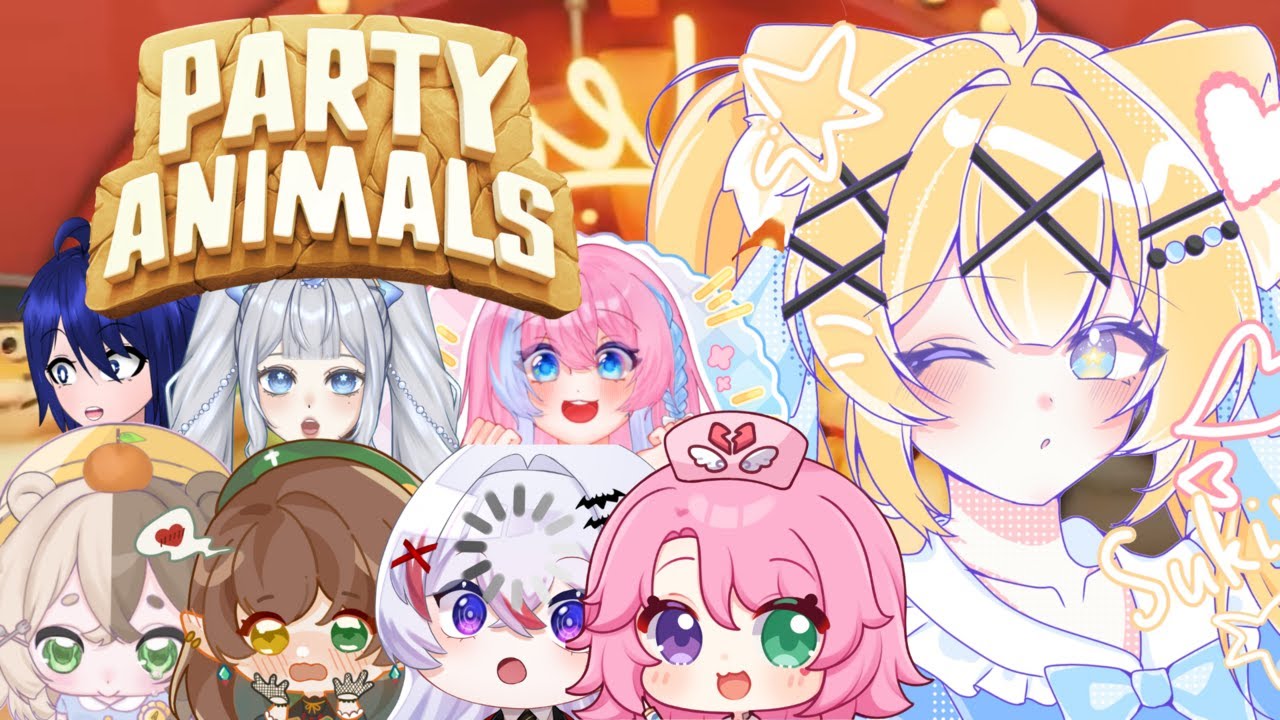 [COLLAB] SÚC VẬT ĐẠI CHIẾN CÙNG HỘI CHỊ EM w/ Vtuber | PARTY ANIMAL ...