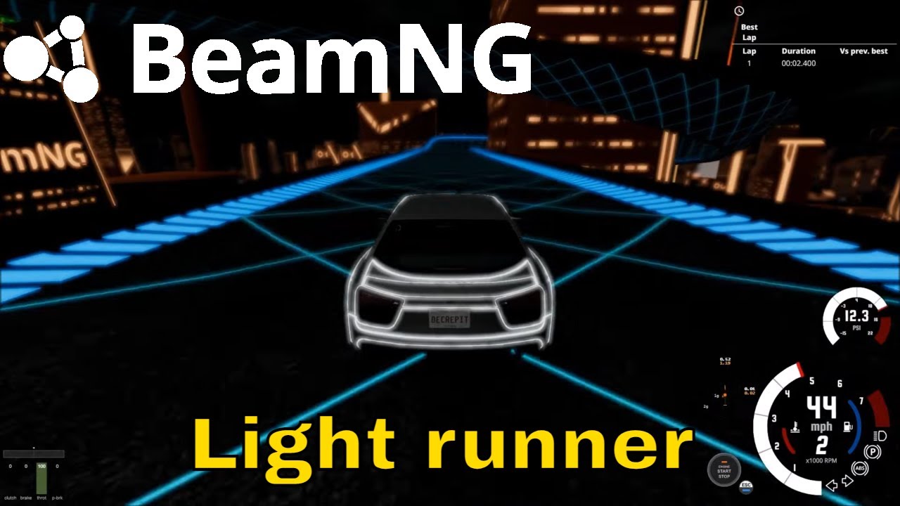 BeamNG Light Runner - YouTube