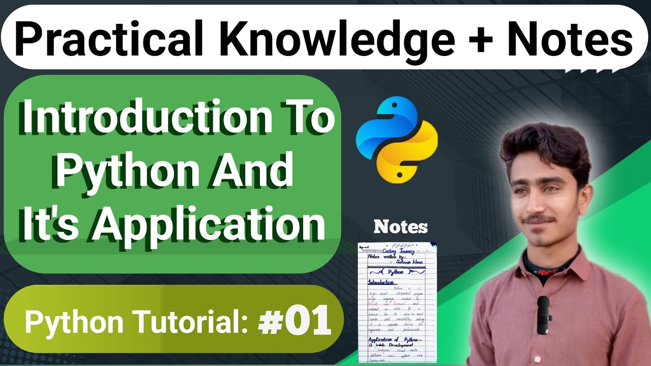 Python For Beginners Introduction To Python Programming Lecture 01 9421