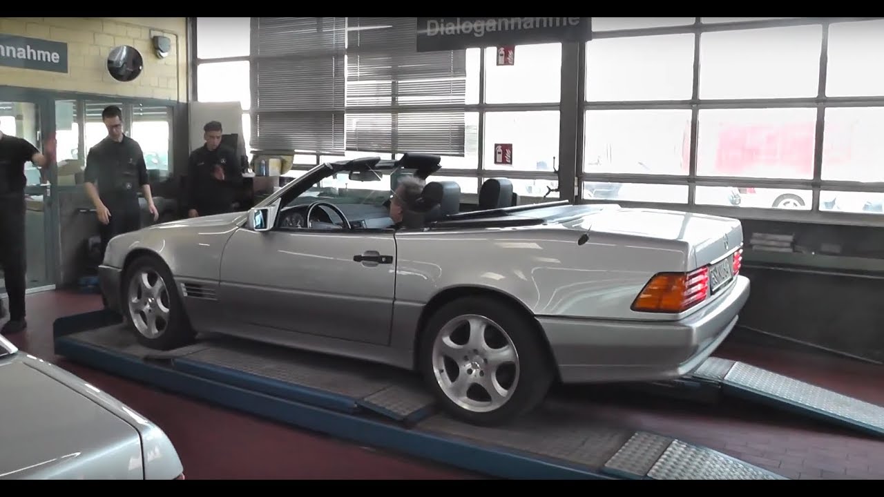 Mercedes R129 SL-Club Pflegetag 2018 - YouTube