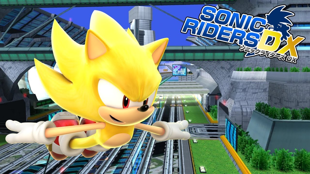 Sonic Riders DX - All tracks as Super Sonic - YouTube