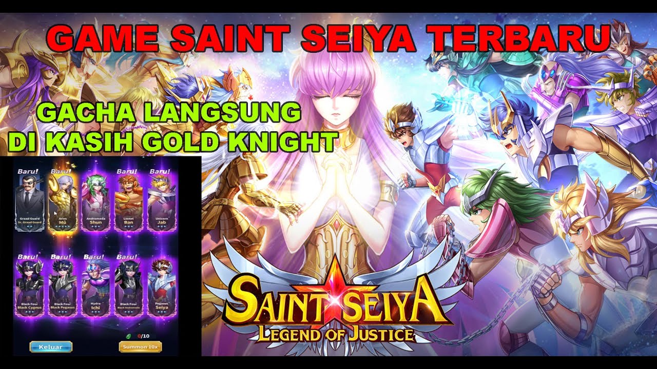 GAME SAINT SEIYA TERBARU GACHA LANGSUNG DAPAT GOLD KNIGHT - Saint Seiya ...