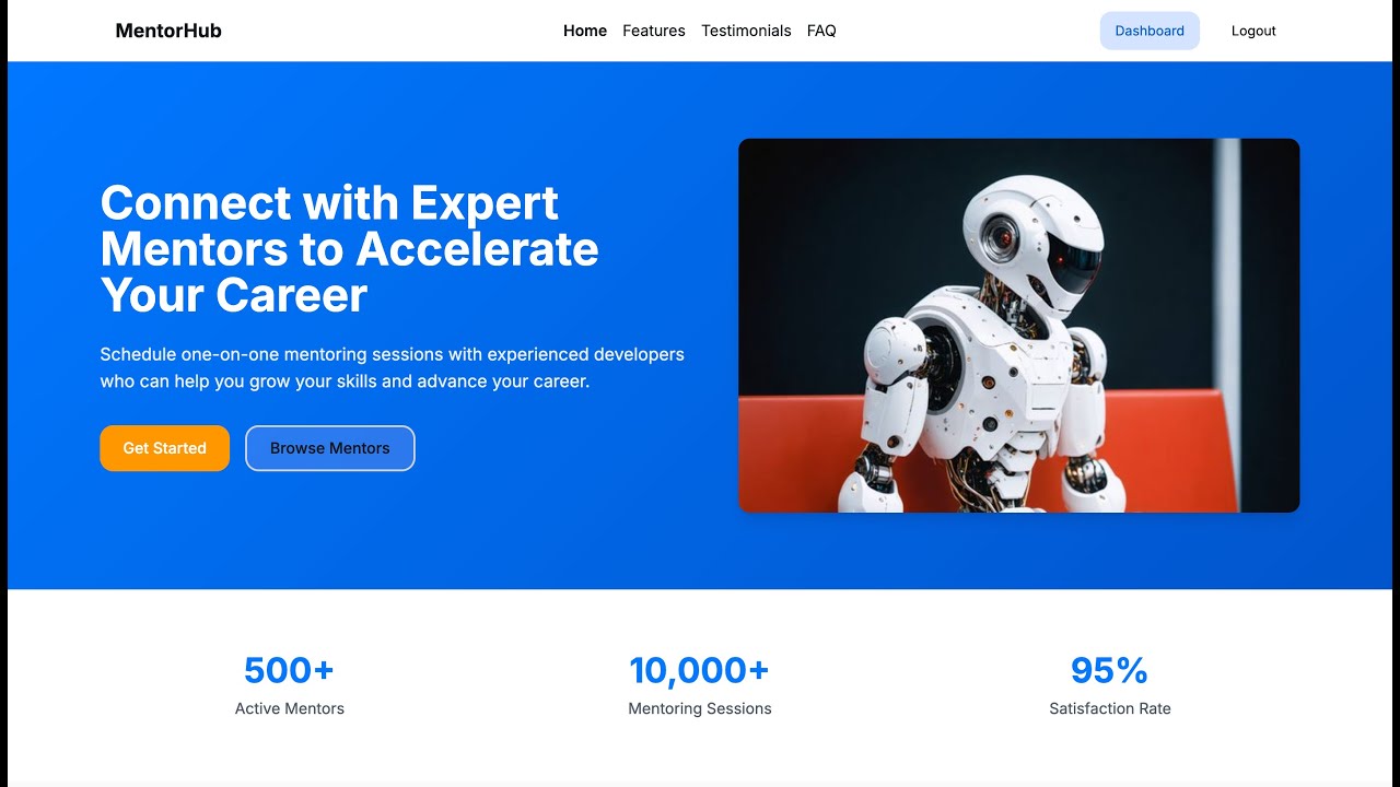 Mentor-Mentee Matching Platform with Scheduling, Video Calls & Feedback ...