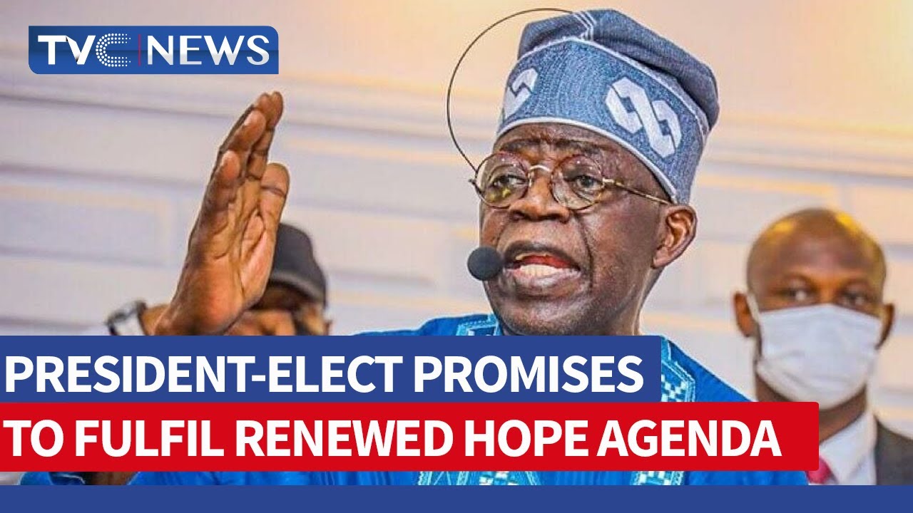 President-Elect Promises to Fulfil Renewed Hope Agenda - YouTube