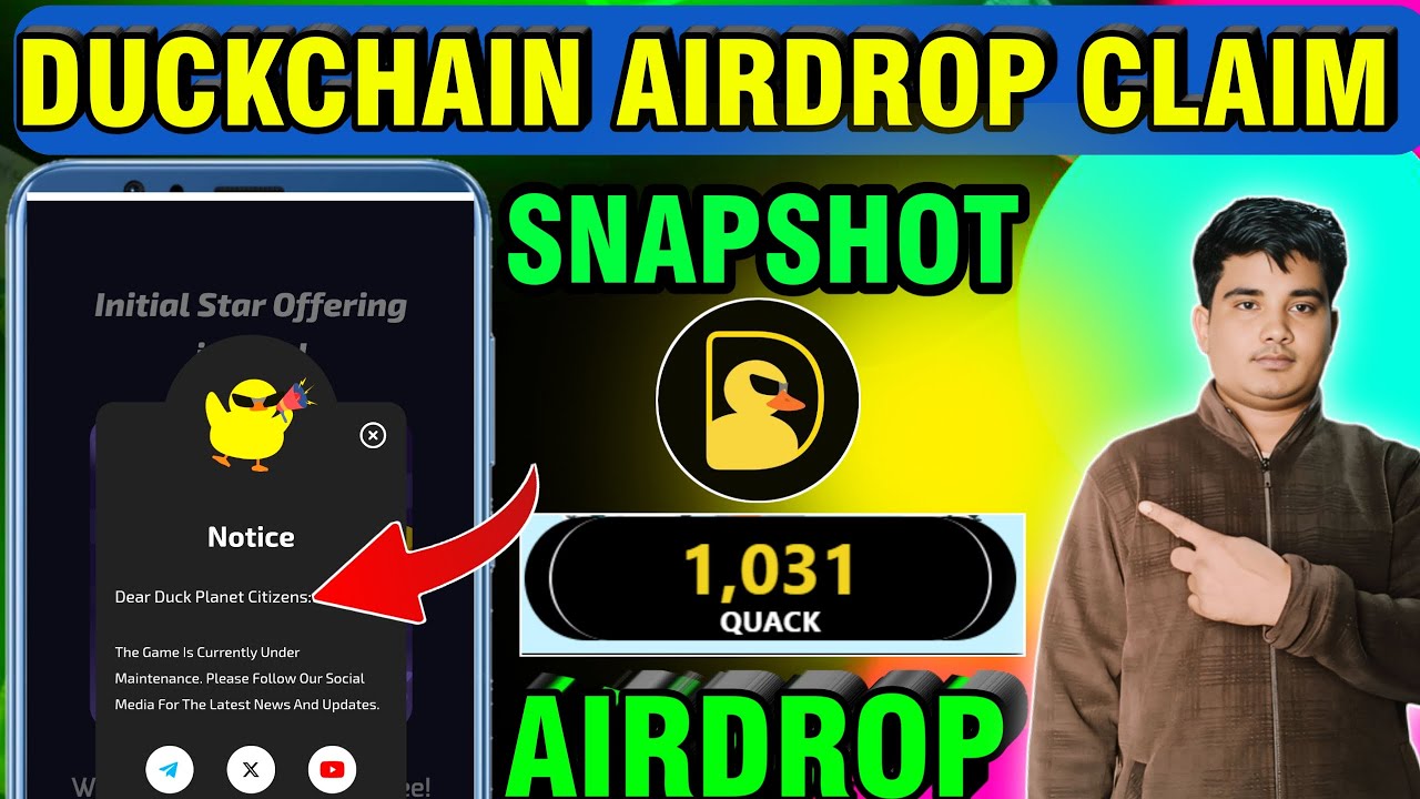 Duckchain Airdrop Snapshot Completed | Duckchain Airdrop Claim ...