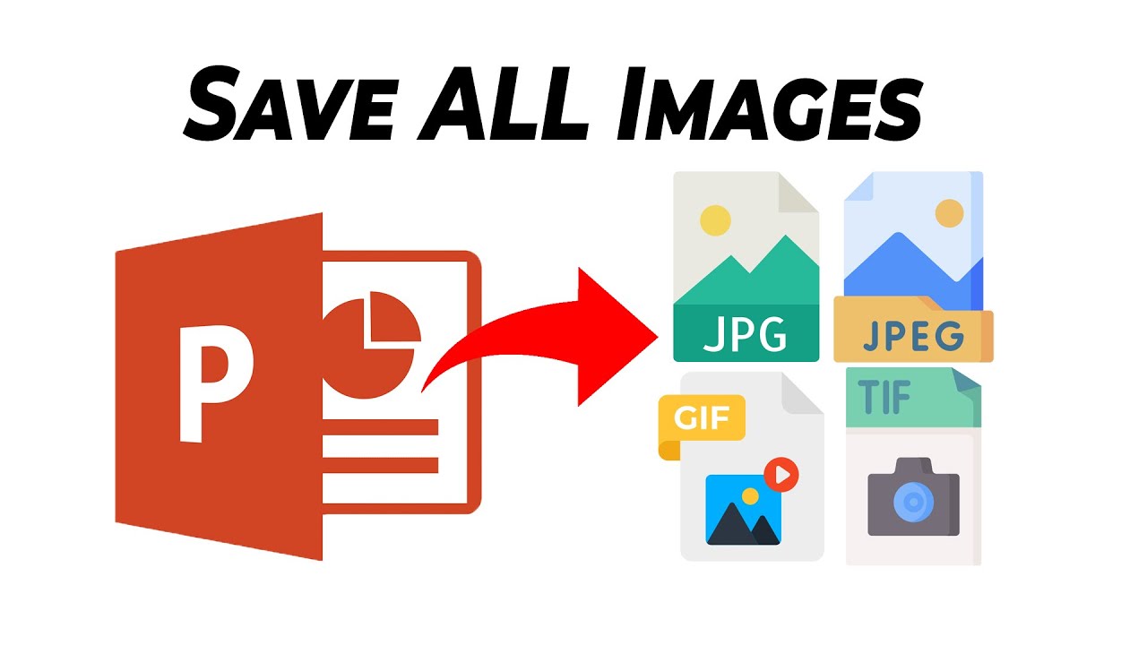 How to Save All Images at ONCE from PowerPoint - YouTube