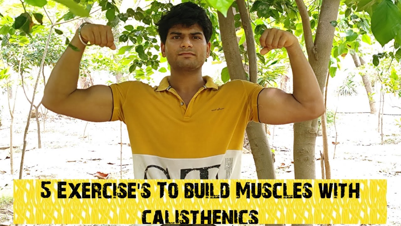 5 Exercises to build muscular physique with just calisthenics | इन 5 ...