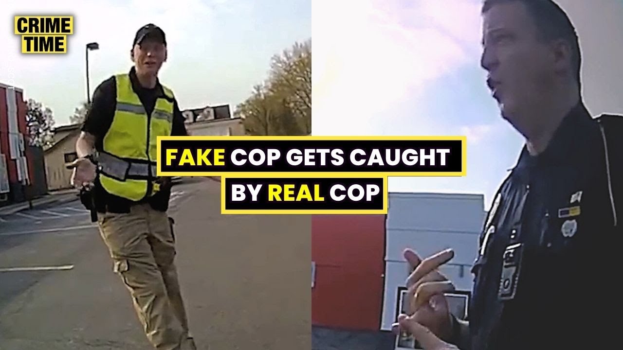 FAKE Cop Gets Busted By REAL Cop | Crime Time - YouTube