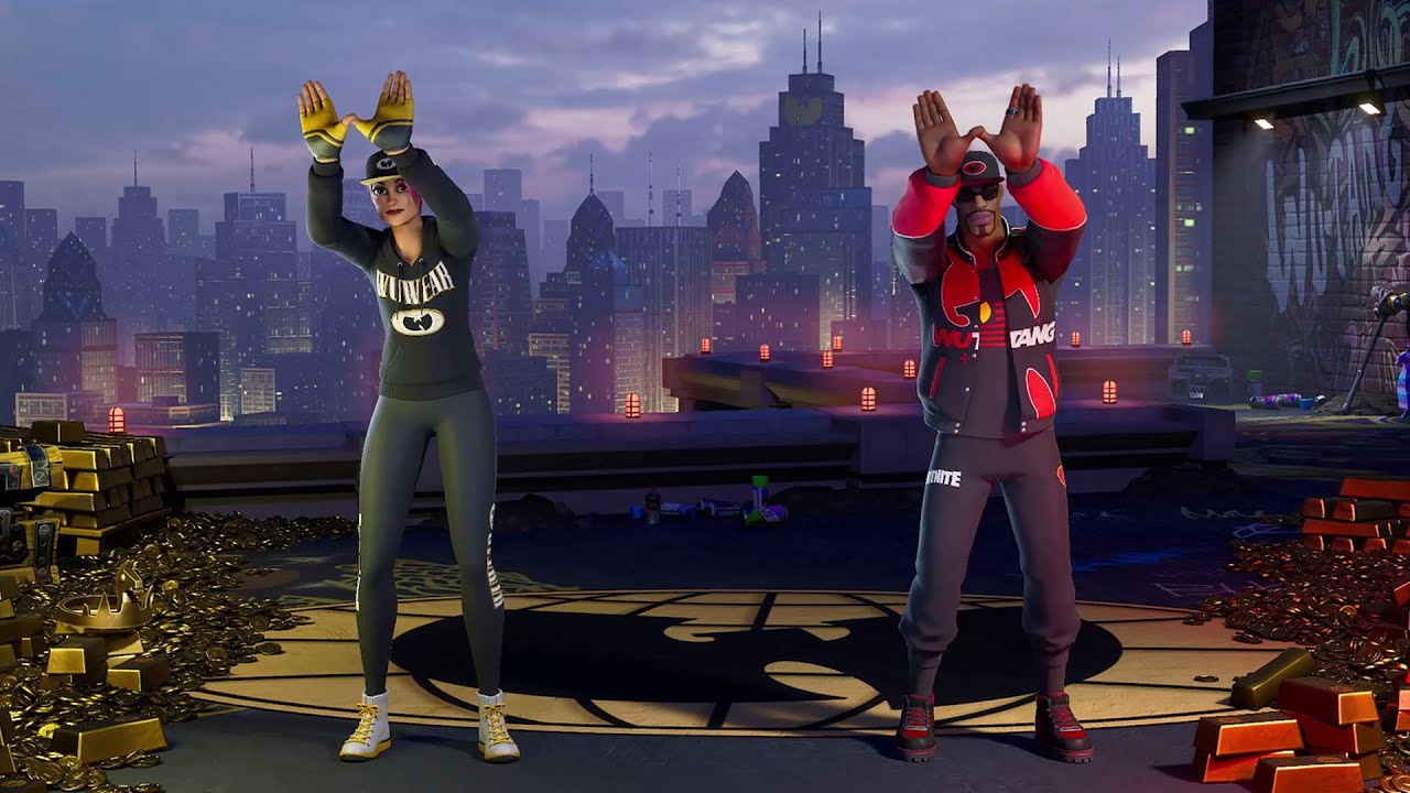 Fortnite "Wu-Tang pour toujours" emote série icône [4K] - YouTube