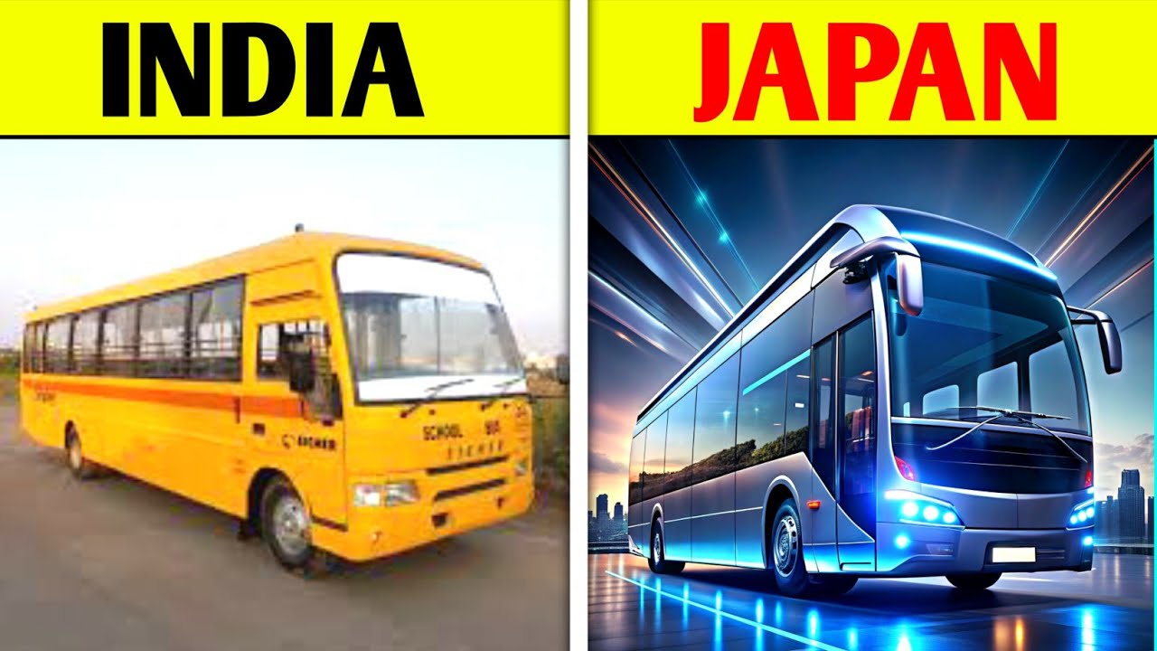 How School Bus Looks In Different Countries | आपने कभी सोचा भी नही होगा ...