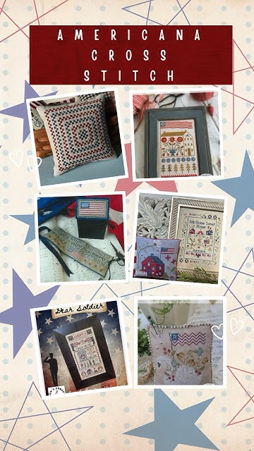 Watch 50 patriotic Cross Stitch Patterns in one video #flosstube - YouTube